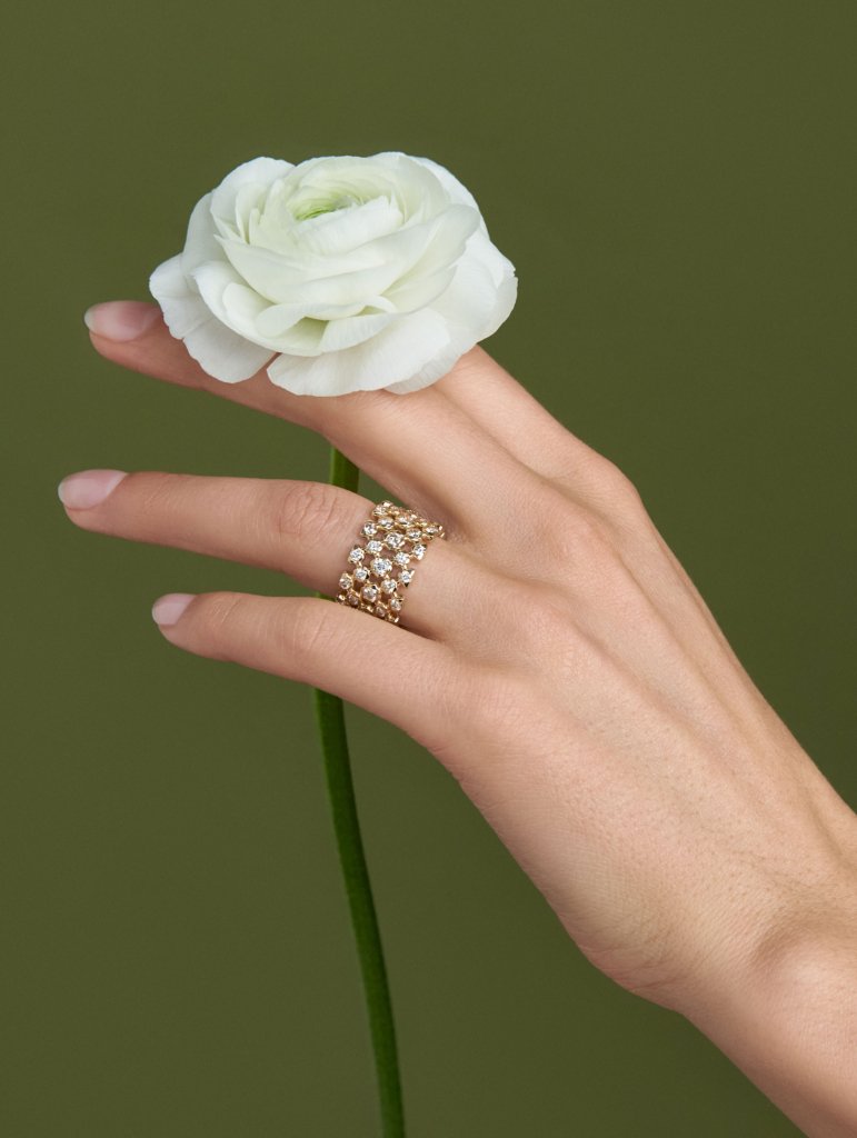 ARISTOS Champagne Diamonds Ring - TAURUS JEWELS