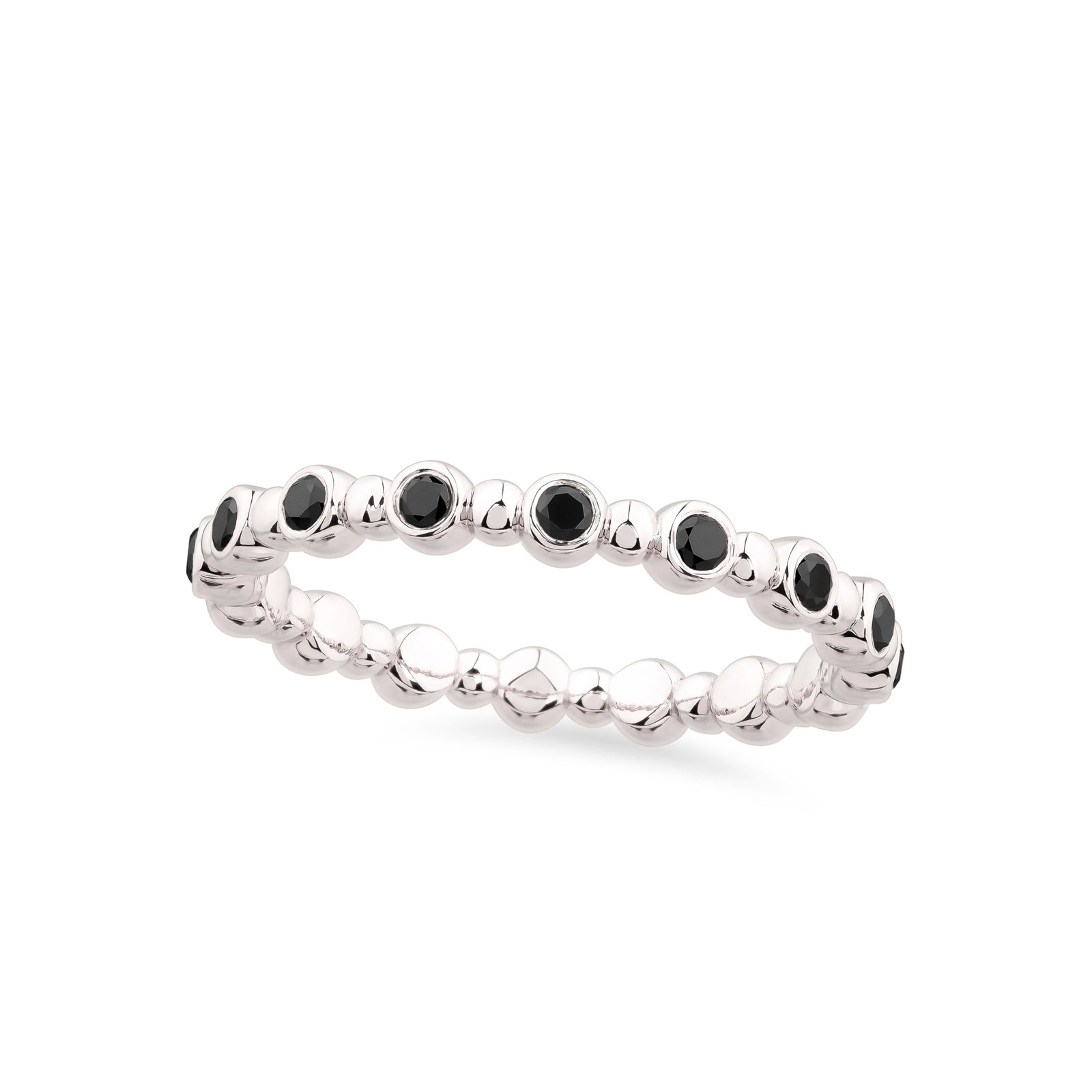 LUMA Ring with Black Diamonds - TAURUS JEWELS